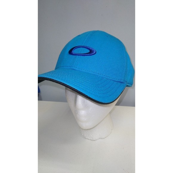 Oakley | Accessories | Oakley Blue Adjustable Snapback Hat Baseball Cap ...